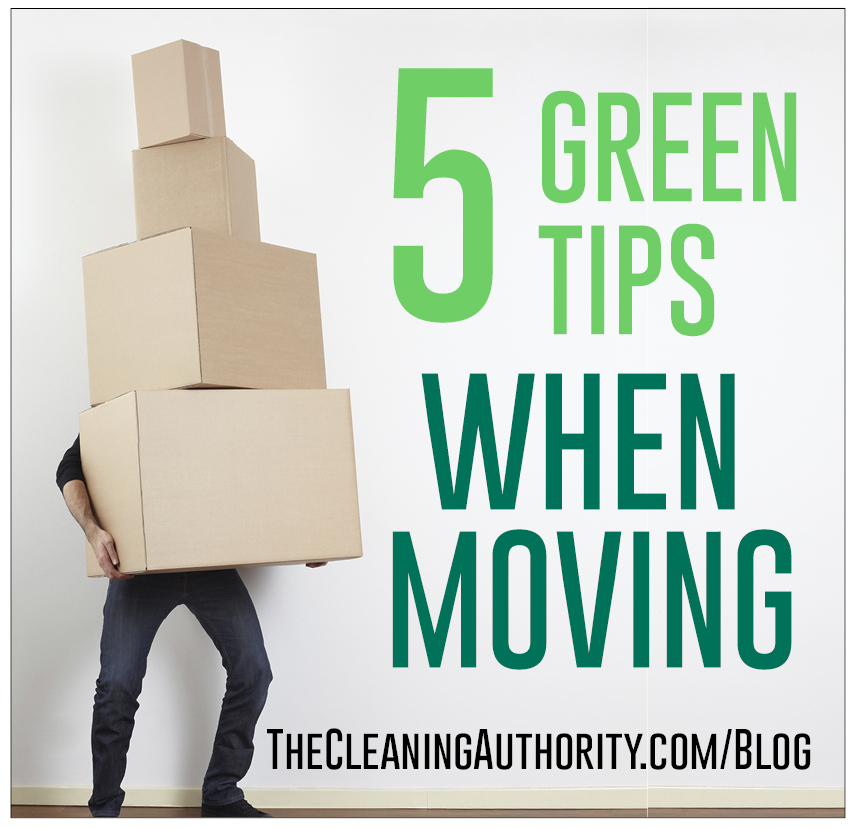 Green Tips When Moving | The Cleaning Authority