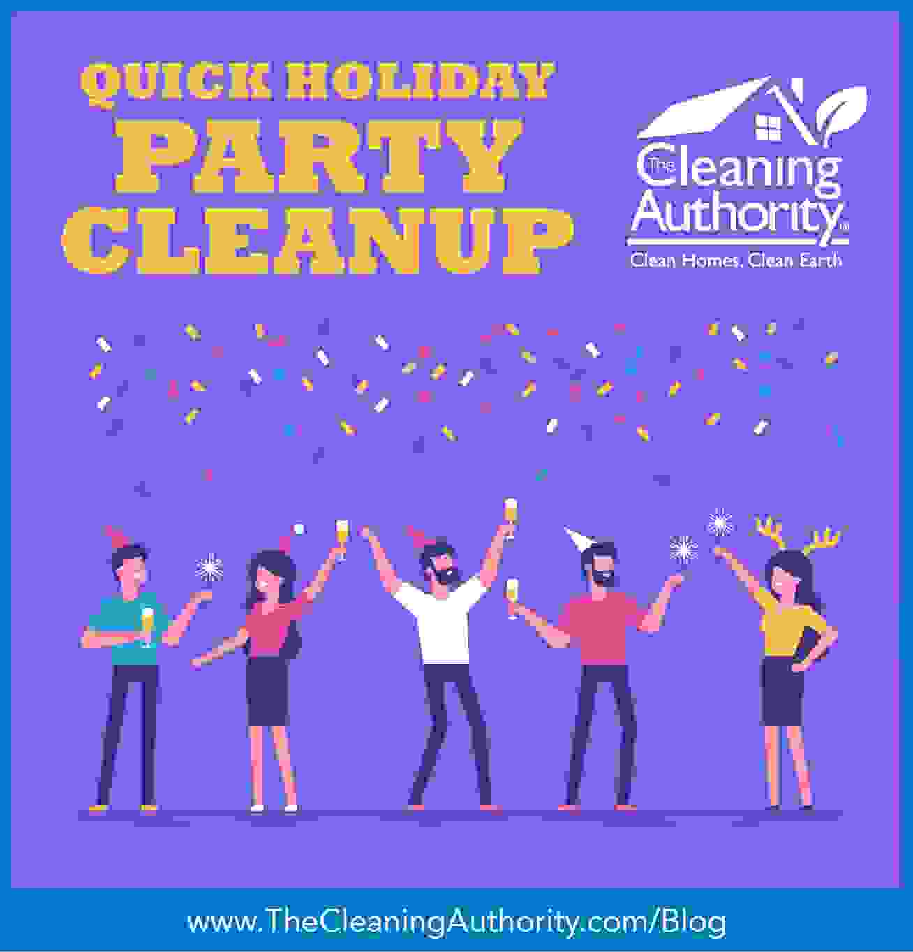 Quick Holiday Party Cleanup